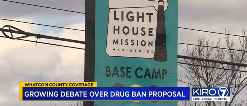 KIRO 7 News Debate on ban public drug use in Bellingham